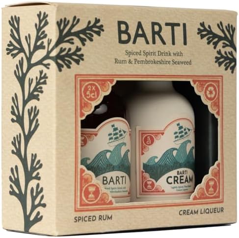 Barti Mini Duo Spiced Rum & Cream Liqueur Gift Set 2 x 5cl – Premium ...