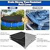 Amazon.com : Evoio 10 Ft Pool Covers for Above Ground Round Pools ...