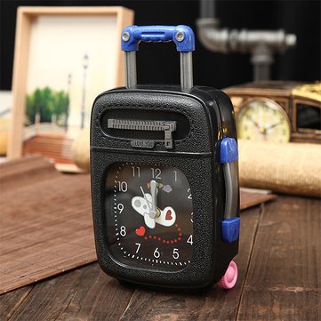 Buy Generic Suitcase Alarm Clock Trunk Luggage Plastic Trolley Case ...