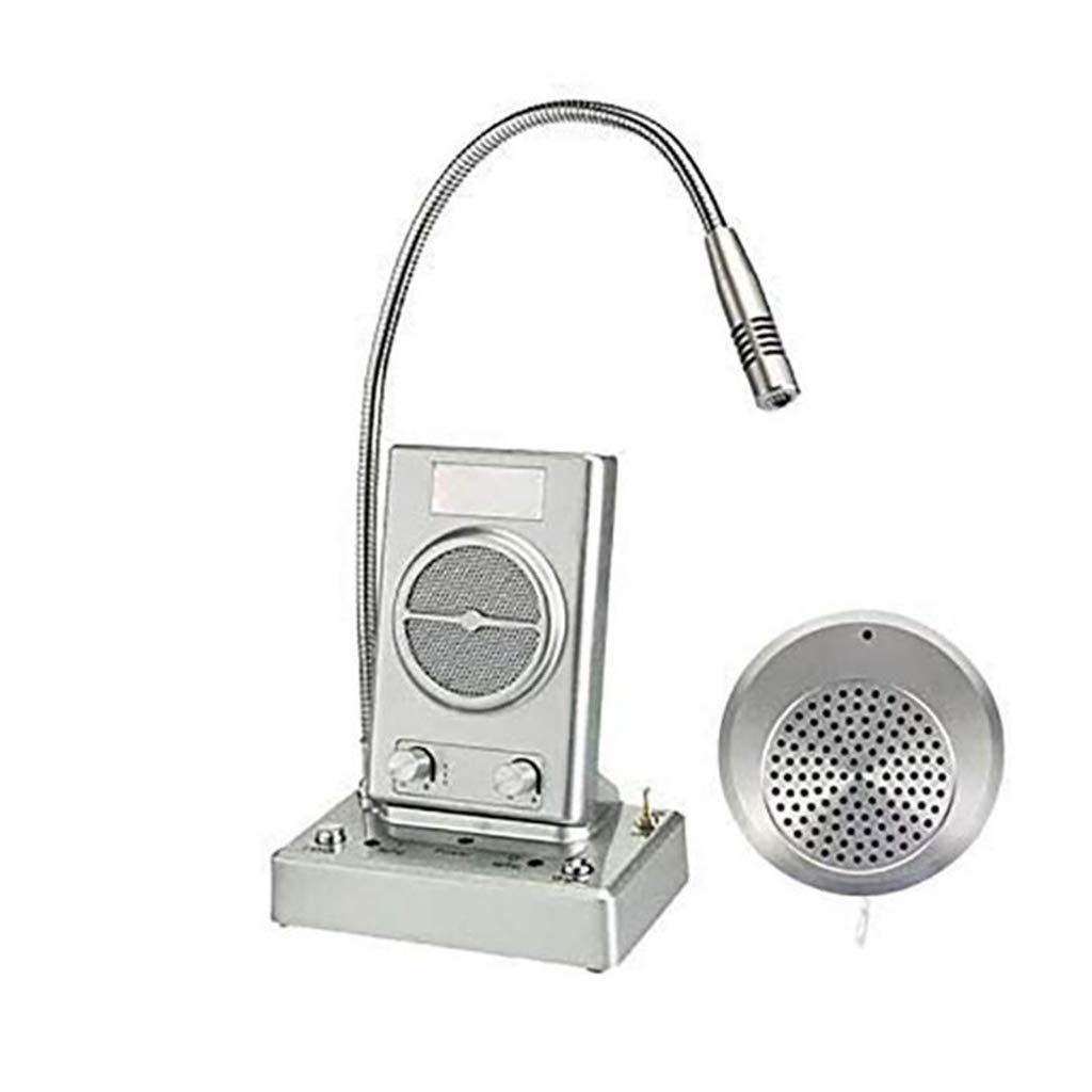 Buy Racks Window Intercom System, Dual-Way Counter Intercom Speaker ...