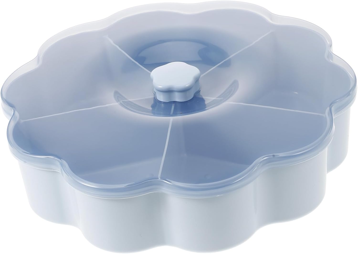 Amazon.com: Cabilock Divided Snack Organizer Bin with Lid Compartment ...