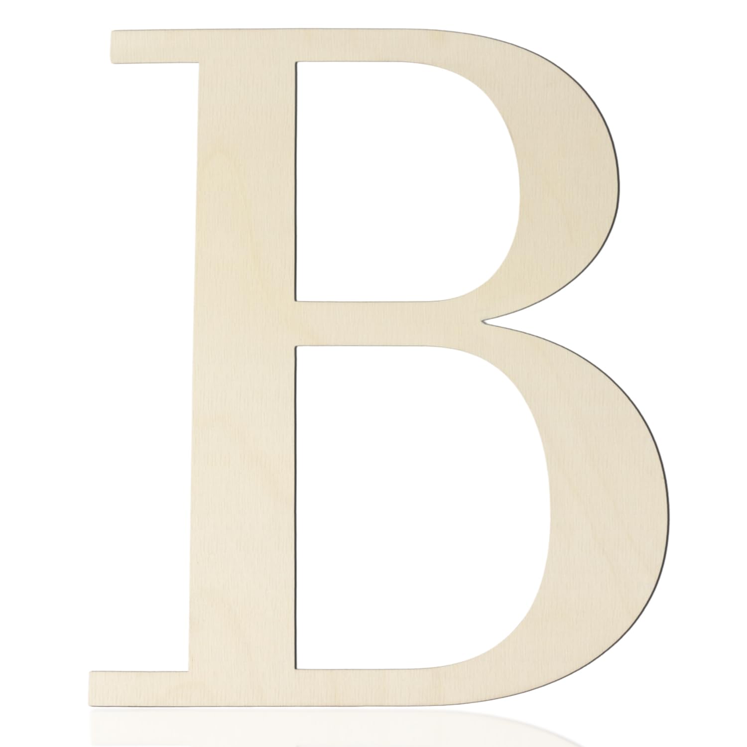 Amazon.com: Large Wooden Letters 12 Inch Paintable Wood Letter B for ...