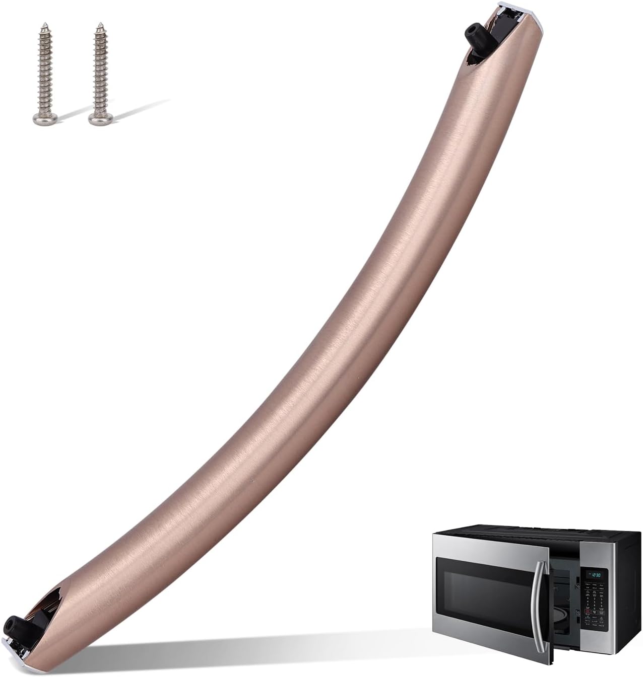 Amazon.com: New Upgraded ME16A4021AS Microwave Door Handle: DE94-04313F ...