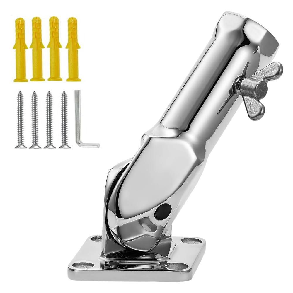 Amazon.com: Flag Pole Holder Heavy Duty, 304 Stainless Steel Flag Pole ...