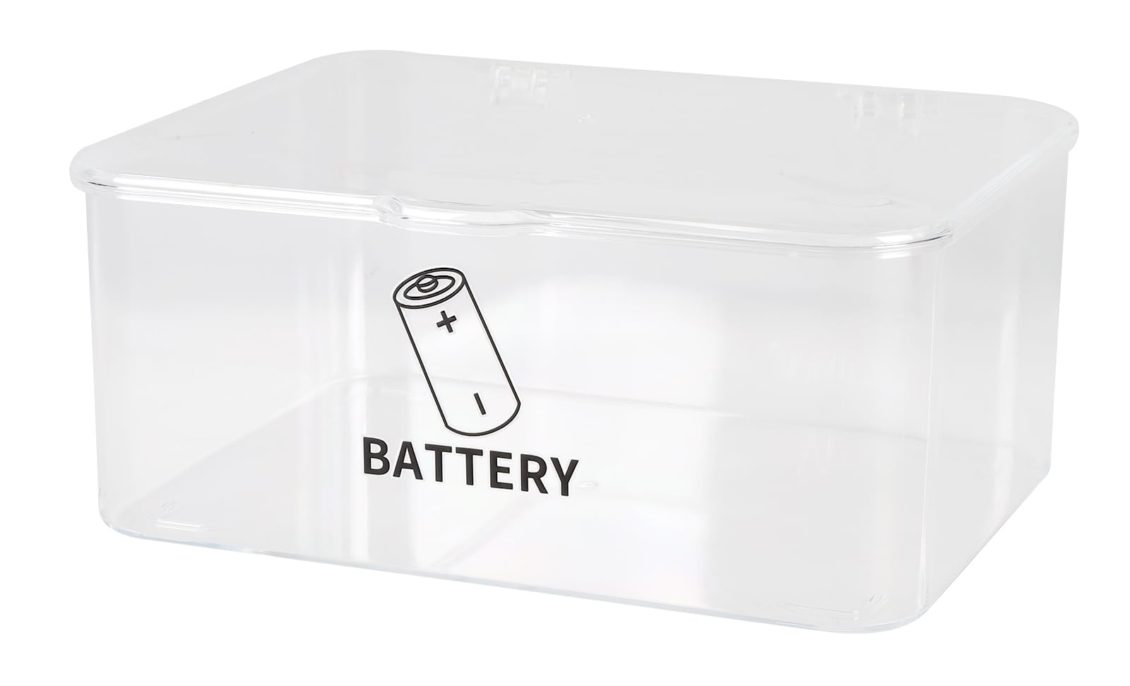 Gzsekken Plastics acrylic Hard Battery Storage Container Organizer Box ...