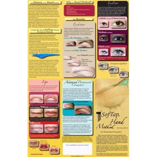 Amazon.com : Permanent Makeup Brochure with Information about PMU for all Procedures Hand Method ...