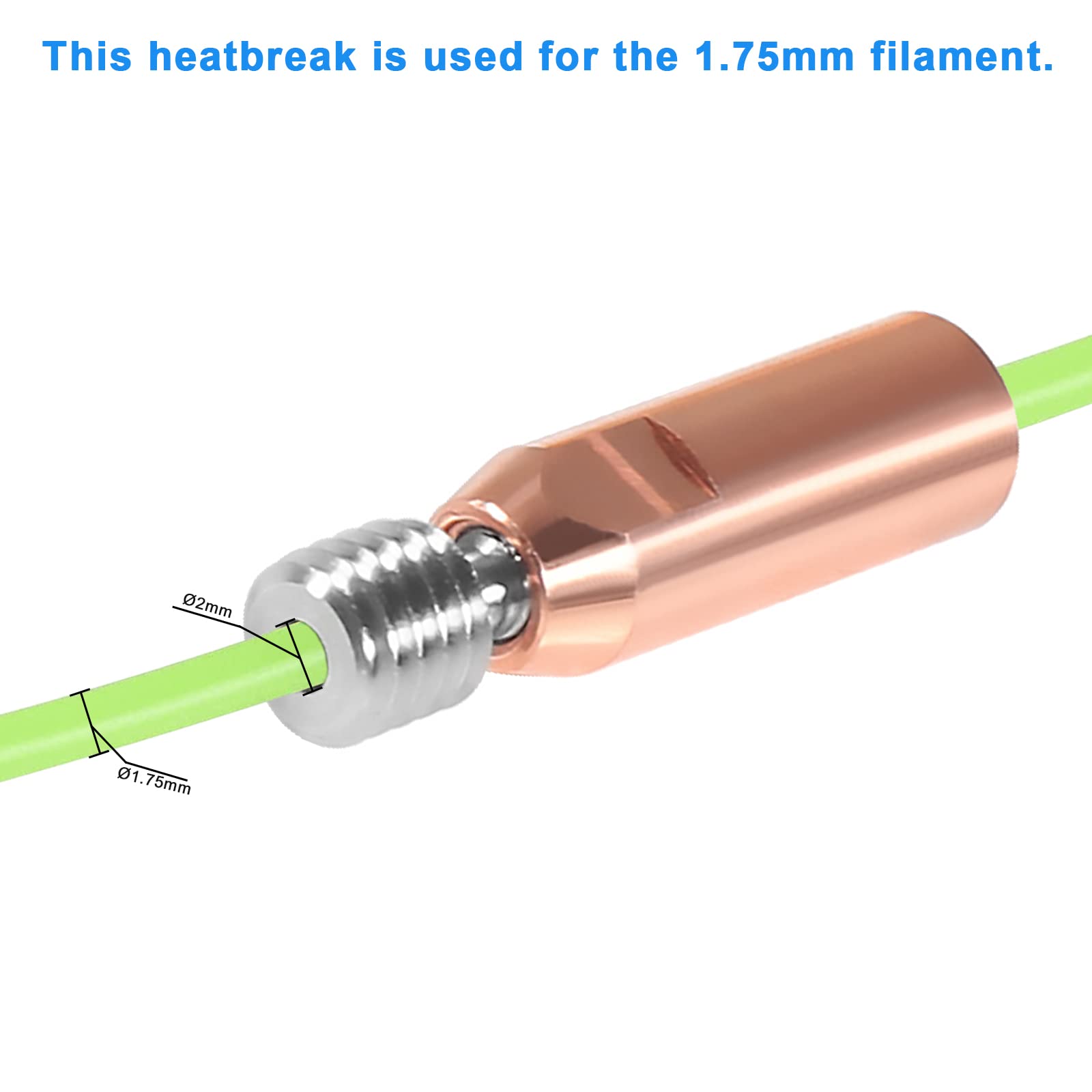 Snapklik.com : 5pcs All Metal Smooth Heatbreak Upgrade Bimetal ...