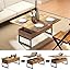 Manora Multi‑Functional Lift Top Coffee Table Convertible to Dining ...
