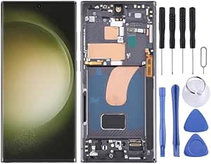 Amazon.com: Mobile Phone LCD Display Touch Screen for Galaxy S23 Ultra 5G SM-S918U US Edition ...