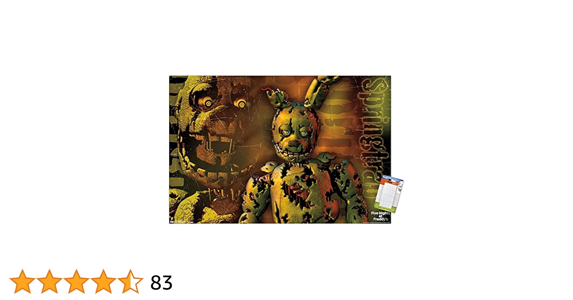 five nights at freddy's spring trap coloring pages