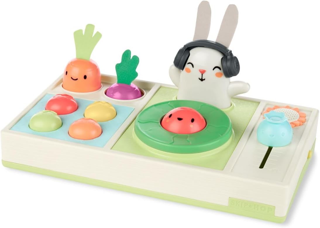 Amazon.com: Skip Hop Baby Musical DJ Set Toy with Lights, Songs, Sound ...
