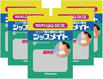 Amazon | 【まとめ】サロンパス QQ-BOX シップメイト 6枚×5個 | 久光製薬 | サージカルテープ