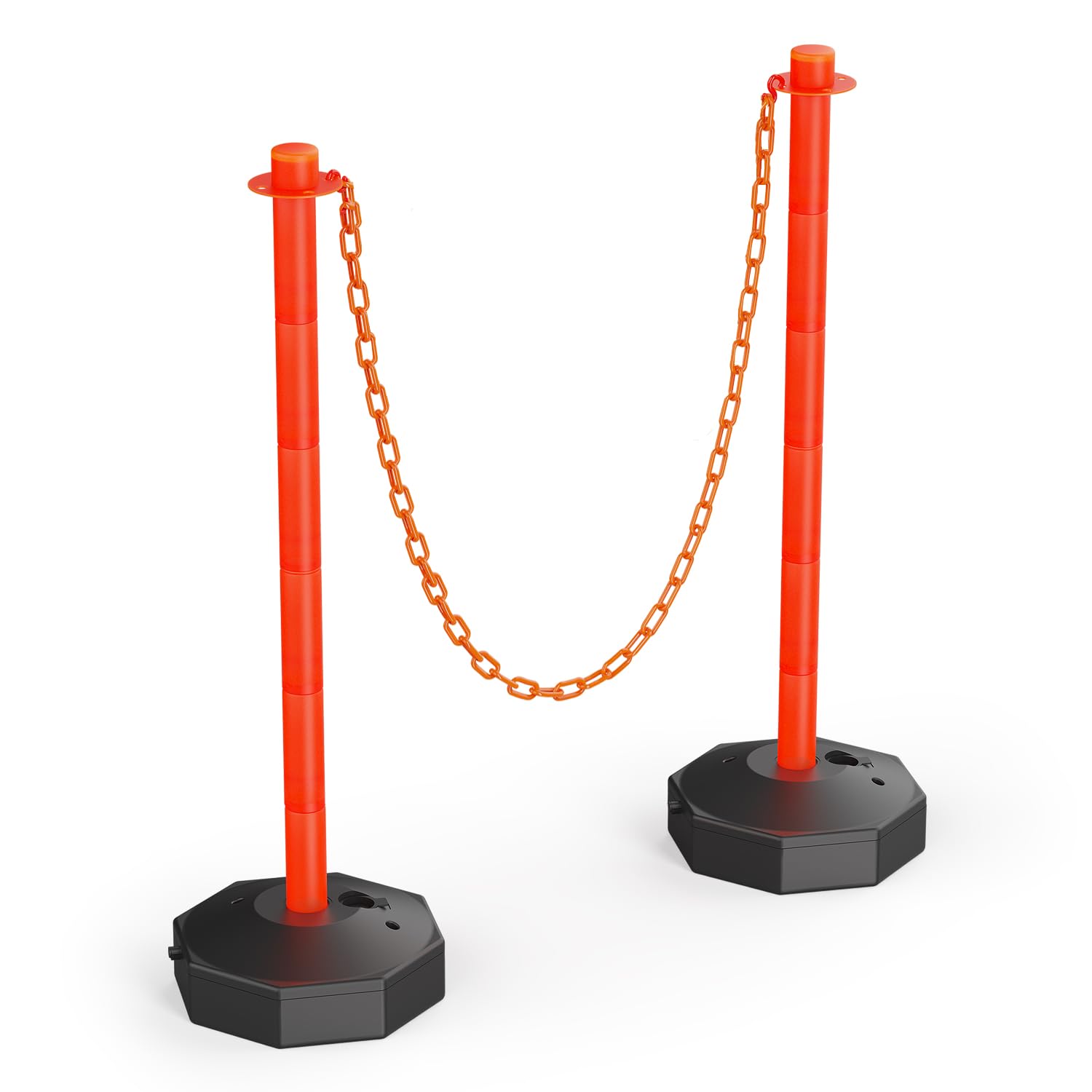Snapklik.com : RoadHero 2 Pack Traffic Delineator Post Cones