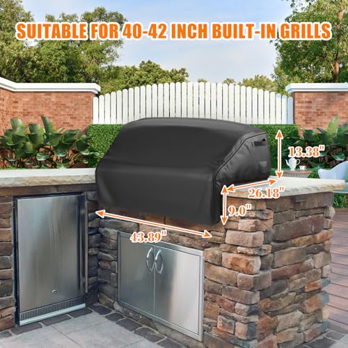 Grisun Built-in Grill Cover for Bull Built in Gas Grills 40 inch, Bull ...