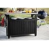 Amazon.com : Keter Unity XL Portable Outdoor Table with Stainless Steel ...
