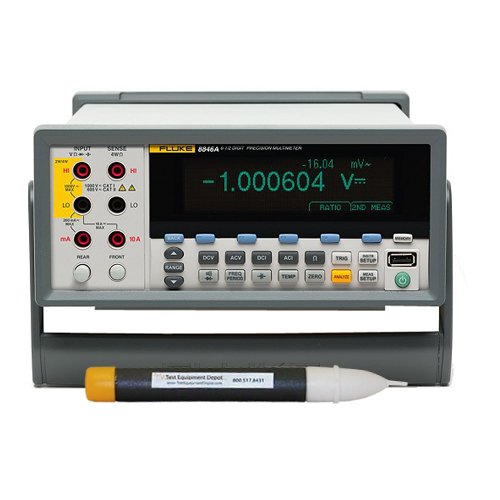 Bundle - 2 Items: Fluke 8846A 6.5 Digit Precision DMM and Fluke 2AC ...