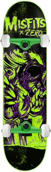Zero Skateboard Assembly Misfits Evil Eye Matte 825 x 319 completo ...