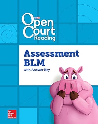 SRA Open Court Reading Assessment BLM with Answer Key Grade 3 : SRA ...