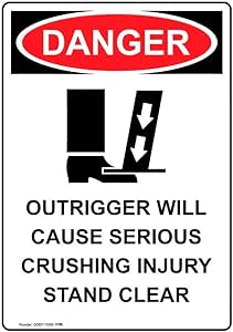 Amazon.com: Vertical Danger Outrigger Will Cause Serious Crushing ...
