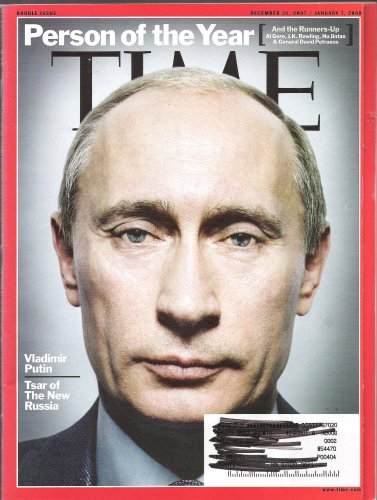 Time Magazine December 31, 2007 - January 7, 2008 (Back Issue) Vladimir ...