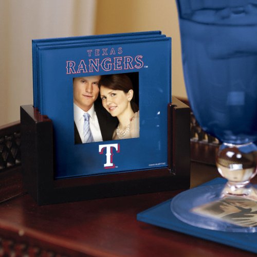 Texas Rangers Art Glass Photo Coaster Set : Amazon.in: Home & Kitchen