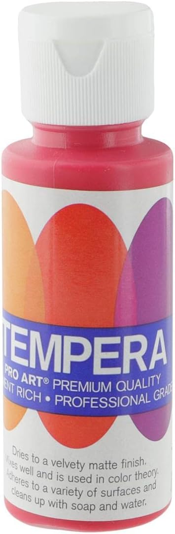 Amazon.com: Pro Art Liquid Tempera Paint, 2 fl. oz. (59 ml), Red : Toys ...