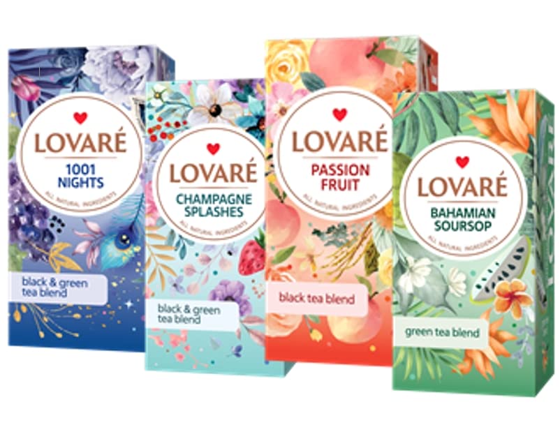 Buy Black and Green Tea by Lovare - Tea Sets Made in Ukraine 96 Tea ...