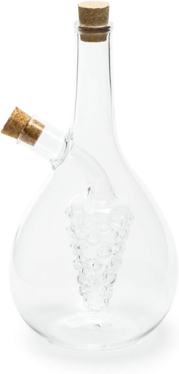 Amazon.com: BOLLAER Glass Olive Oil Bottle Cruet, Hand-Blown, Moist ...