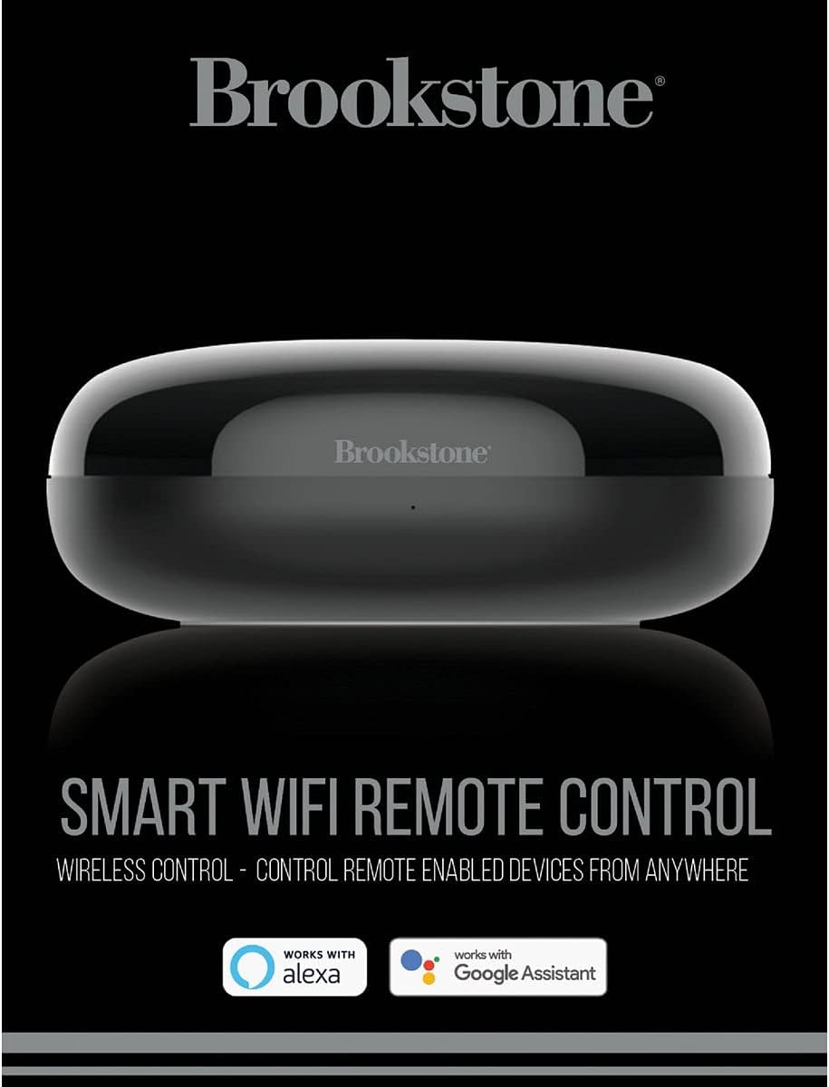 Amazon.com: Brookstone Smart IR Controller – Alexa and Google Assistant ...