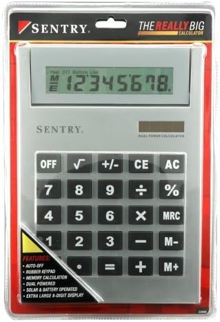Amazon.com : 8 Digit Display Large Key Jumbo Calculator : Financial ...