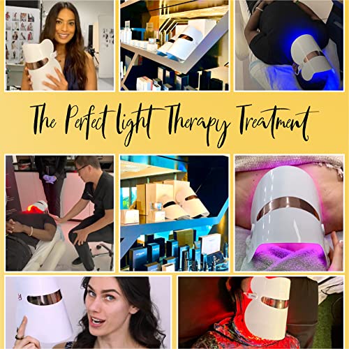 Dermabeam Pro Is LED Light Therapy Mask (115 LEDS, 7 Colors, Cordless ...