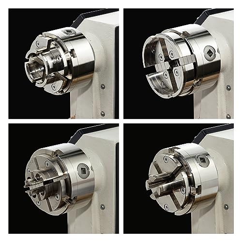 Snapklik.com : DEEFIINE 4 Inch Wood Lathe Chuck Set 1 X 8TPI Thread & 3 ...