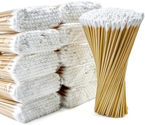 Amazon.com : 1000 PCS Long Cotton Swabs with Wooden Sticks, Lint- Free ...