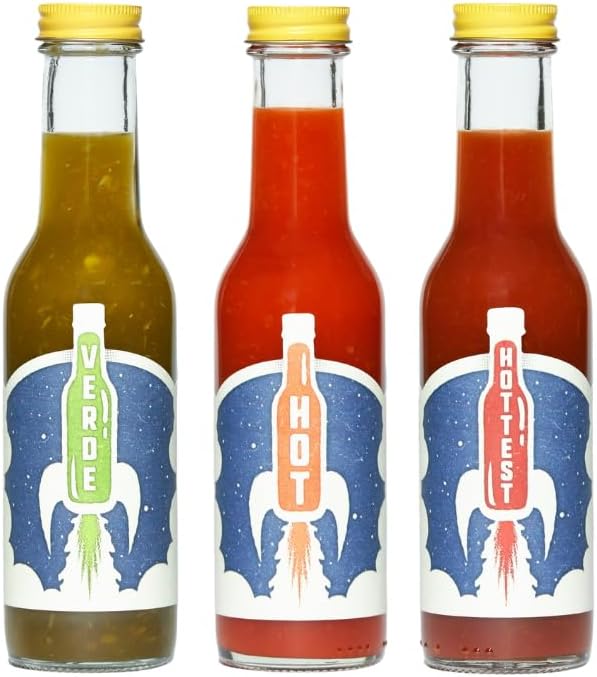 Amazon.com: Bottle Rocket Hot Sauce Co. Hot Sauces Made With Fresh ...