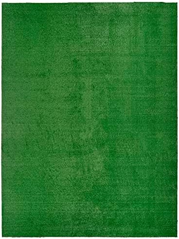 Amazon.com: Rugshop Artificial Turf Solid Grass for Backyard, Garden ...