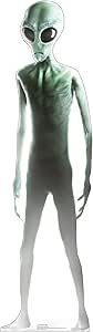 Cardboard People Big-Eyed Alien Life Size Cardboard Cutout Standup ...