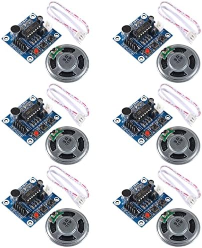 Amazon.com: 6Pcs ISD1820 Voice Recording Module Recorder Playback ...