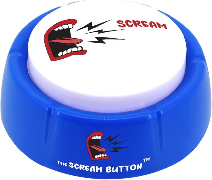 Amazon.com: The Big Red NO! Button Desktop Sound Toy - Great for ...