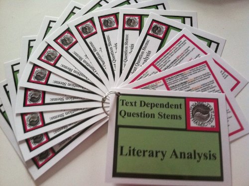 Text-Dependent Question Stems: LITERARY ANALYSIS: Archer J Israel ...