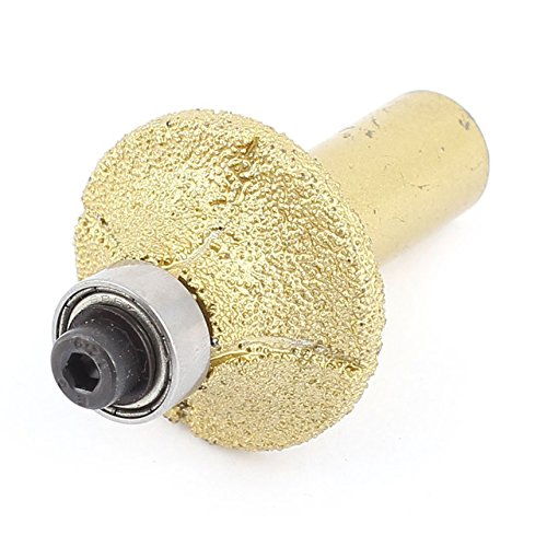 Generic Marble 31Mm Dia Bullnose Diamond Profile Wheel Router Bit Gold ...