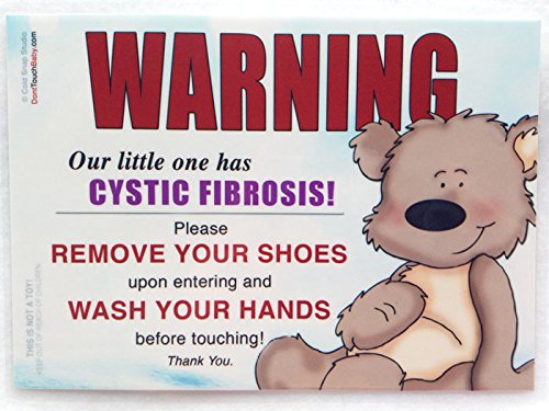 Amazon.com : Cystic Fibrosis CF Awareness Sign, Small 5" x 7" Laminated ...