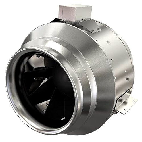 Fantech FKD 8XL-230 836 CFM 230/1/60 Inline Mixed Flow Duct Fan, 8-Inch ...