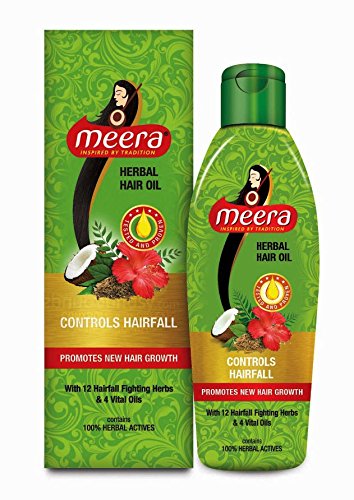 Amazon.com: Meera Herbal Hair Oil - Controls 4 Hairfall : Beauty ...