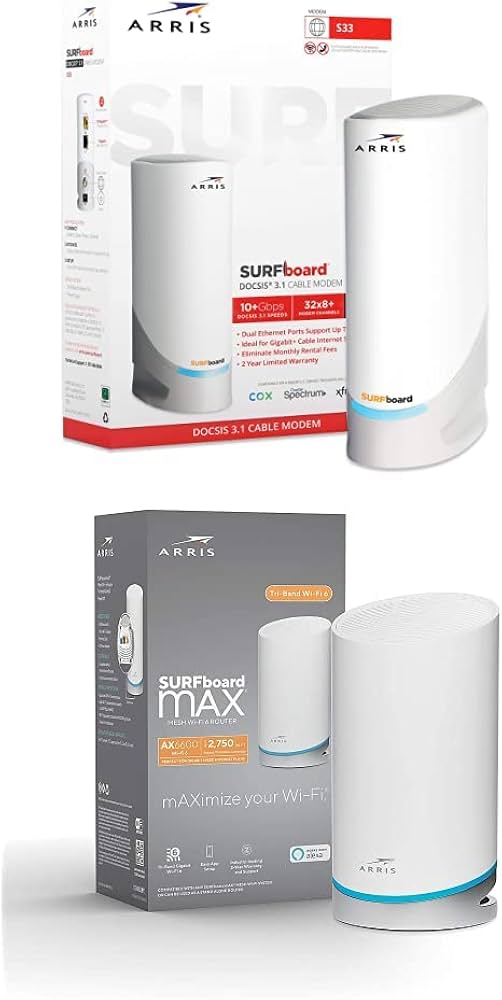 ARRIS Surfboard S33 DOCSIS Multi Gigabit Cable Modem 51 OFF