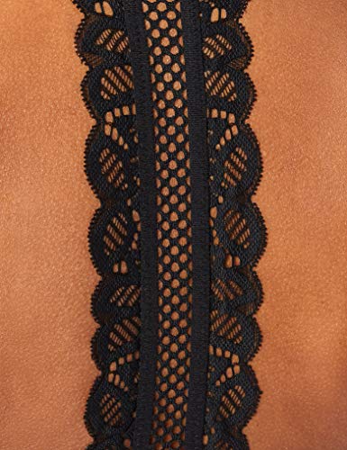 (TG. 4A) Marchio Amazon - Iris & Lilly Push-up Donna, Nero (Black Beauty), 4A, L