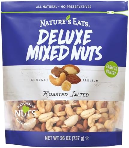 Amazon.com : Deluxe Mixed Nuts 26oz : Grocery & Gourmet Food