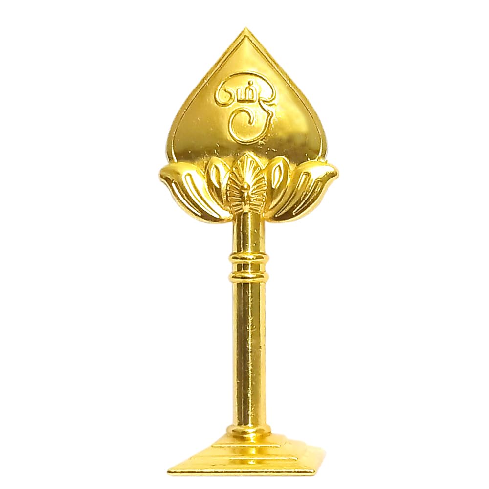 Ayyappan Traders Metal Gold Om Vel Idol | Om Vel Idol for Car Dashboard ...