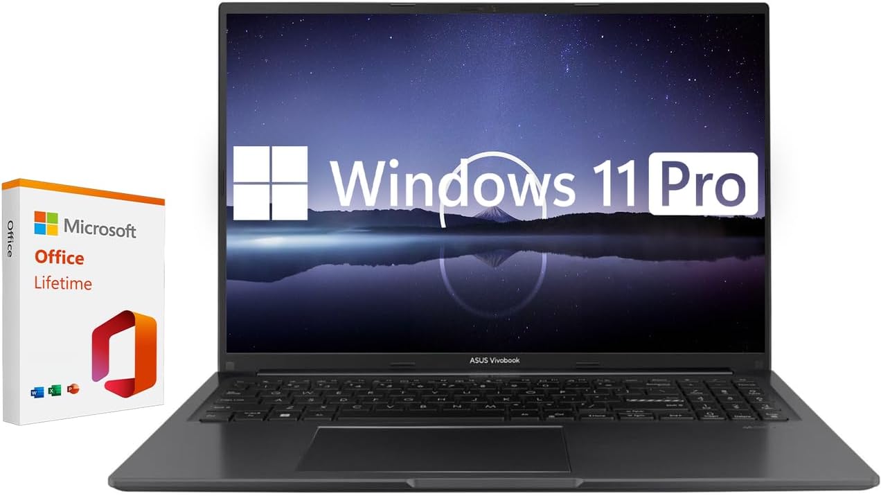 Amazon.com: ASUS 16" LED Vivobook Business & Student Laptop Computer ...