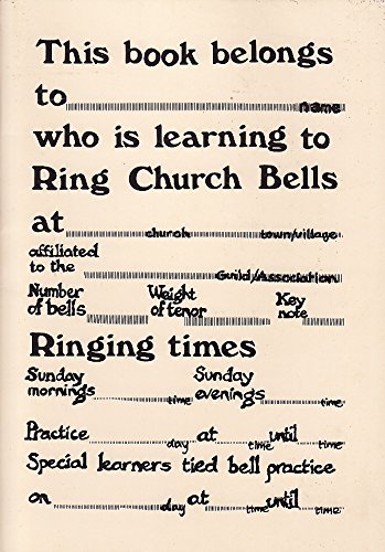 One-per-learner Book: For Church Bell Ringers (Sherbourne Teaching Aids ...
