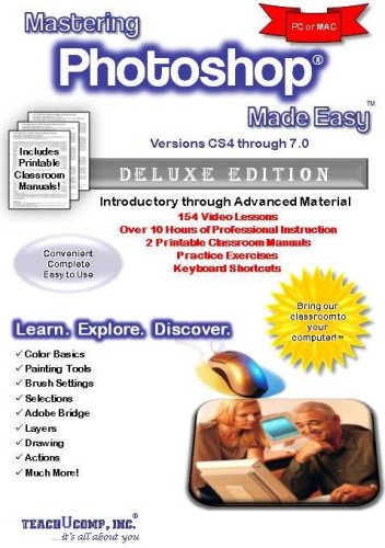 Mastering Photoshop Made Easy Training Tutorial v. CS4, CS3, CS2, CS ...